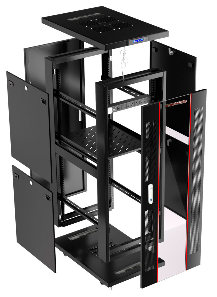 32U 32″ Depth IT & Telecom Cabinet SRF 32.6.8 to buy | Sysracks
