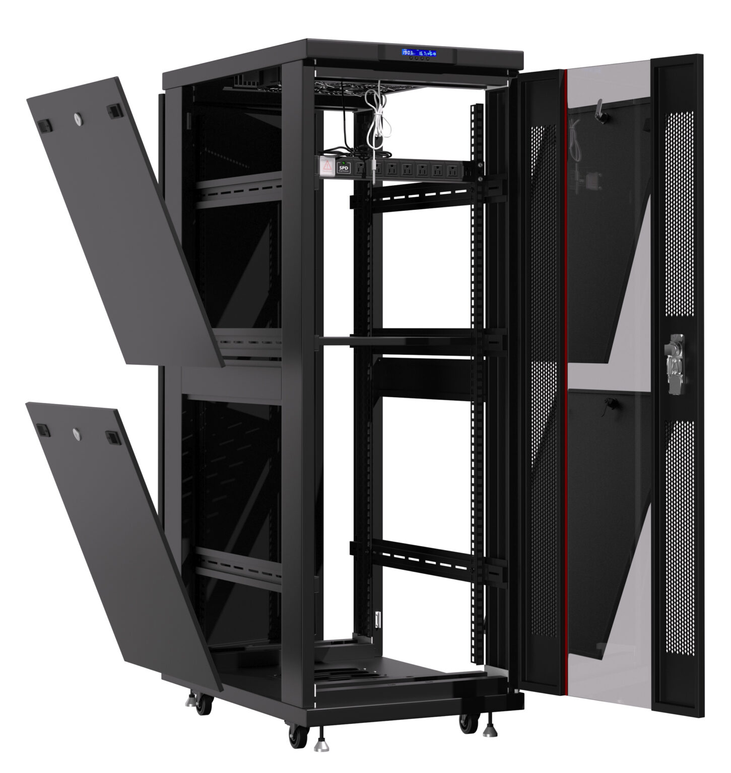 42U 39″ Depth IT & Telecom Cabinet SRF 42.6.10 to buy ⚡️ — SysRacks.com