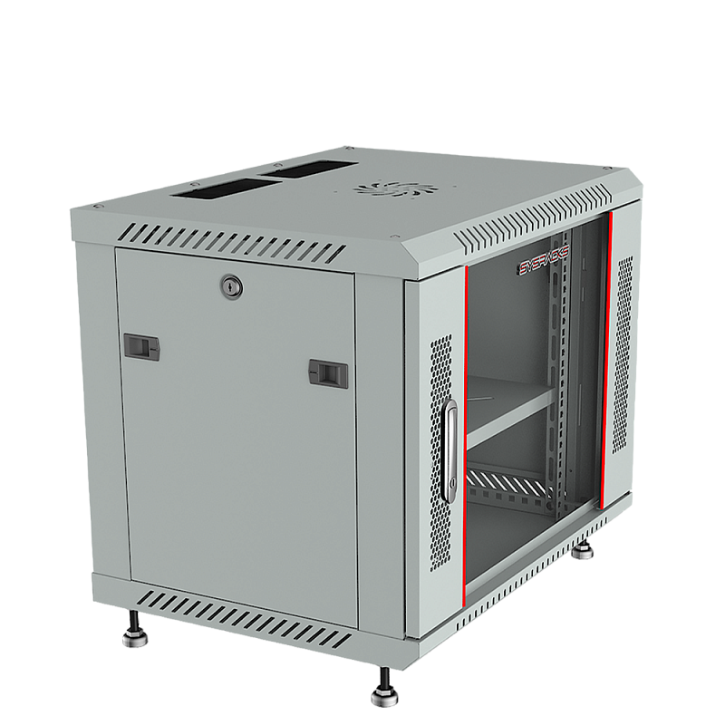 9U 24 inch rack (24″x24″x19″) Wall Mount 19″ Enclosure SYSRACKS SRW 9. ...