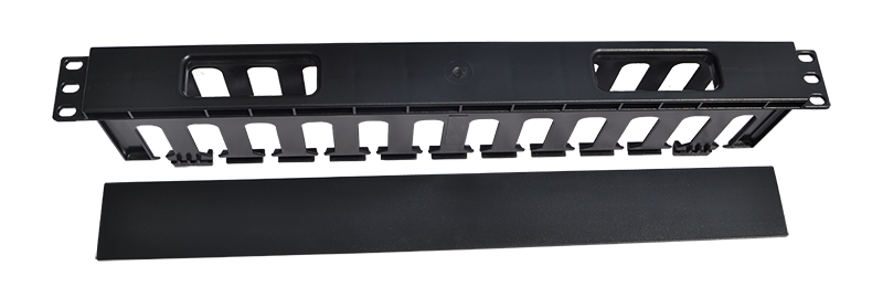1U Horizontal Cable Management for 19″ Racks with Plastic rings (with ...