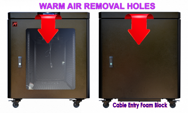 15U 35″ Depth Under Desk Sound Proof Server Cabinet SP 15.900 to buy ...