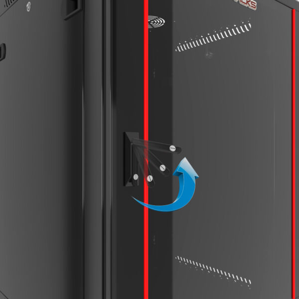 12U 24 inch rack for Wall Mount 19″ Enclosure SRE 12.600 | Buy at ...