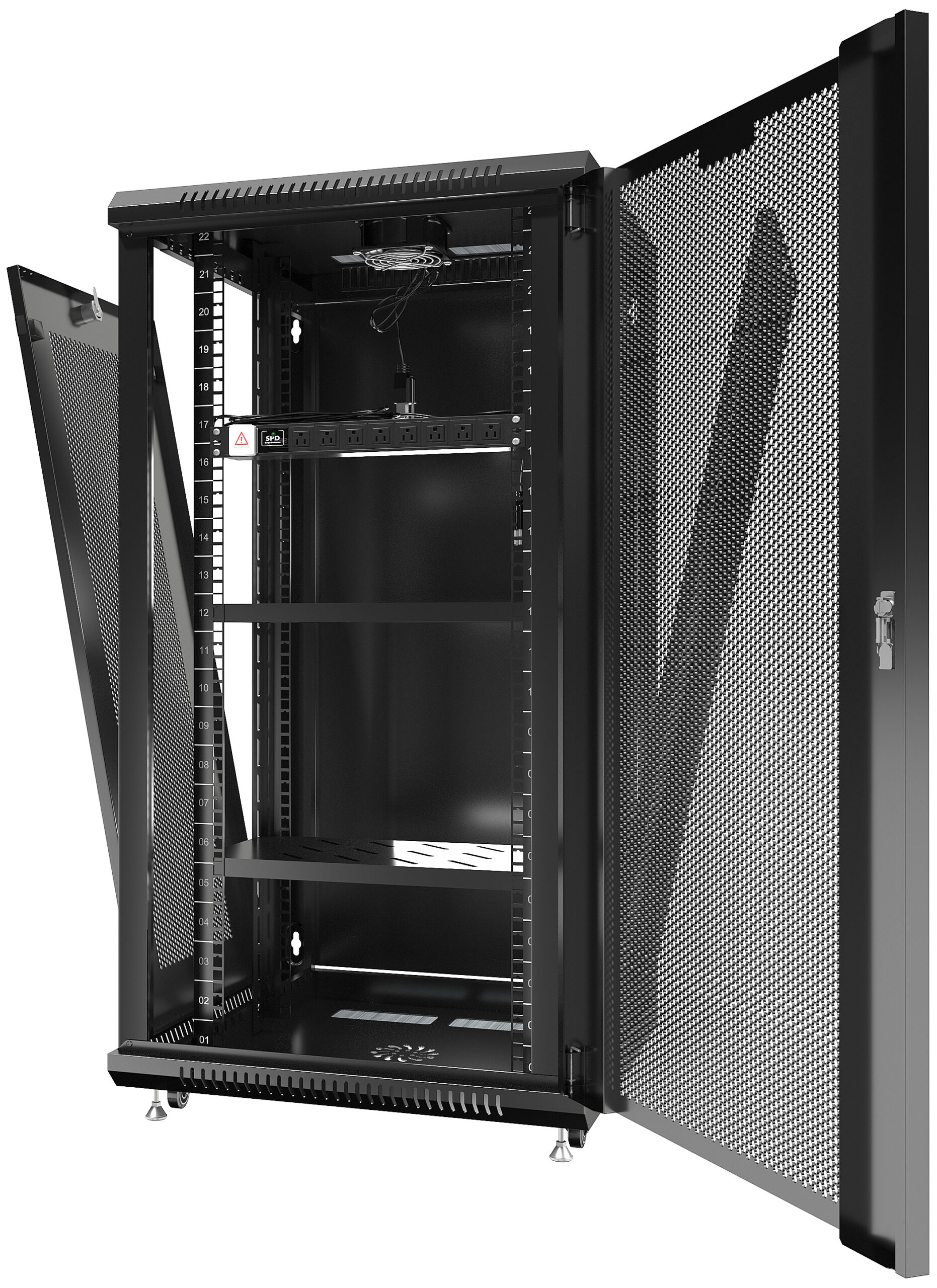 22U Server Racks & Cabinets for Data Network, price ⚡️