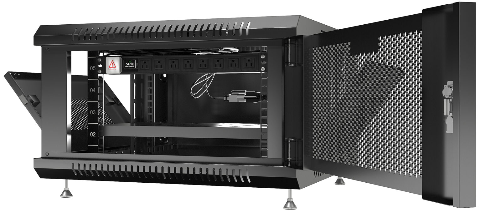 Gabinetes de Red 6U | Racks Murales de 6 unidades de SysRacks
