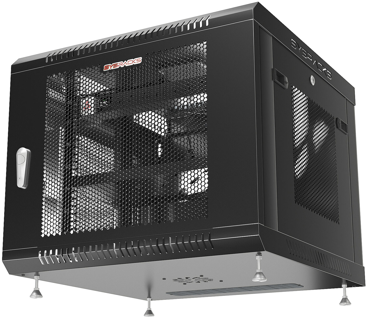 9U 24 inch rack 19″ MESH Enclosure SRW 9.600M to buy | Sysracks