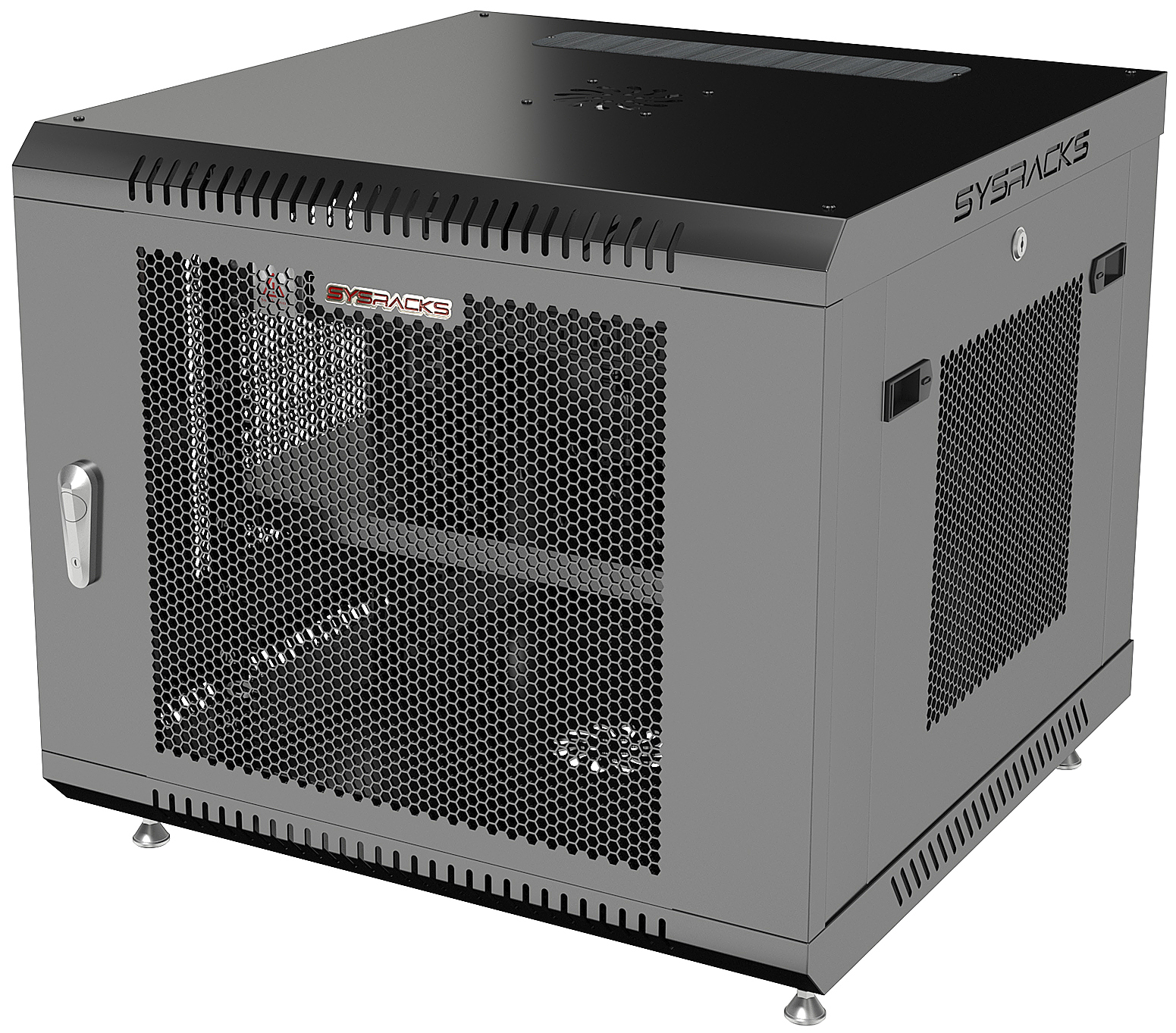 9U 24 inch rack 19″ MESH Enclosure SRW 9.600M to buy | Sysracks
