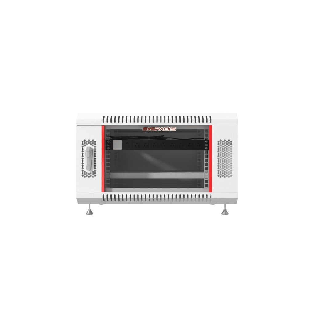 6U 18″ Depth Wall Mount 19″ GREY Enclosure to buy | Sysracks
