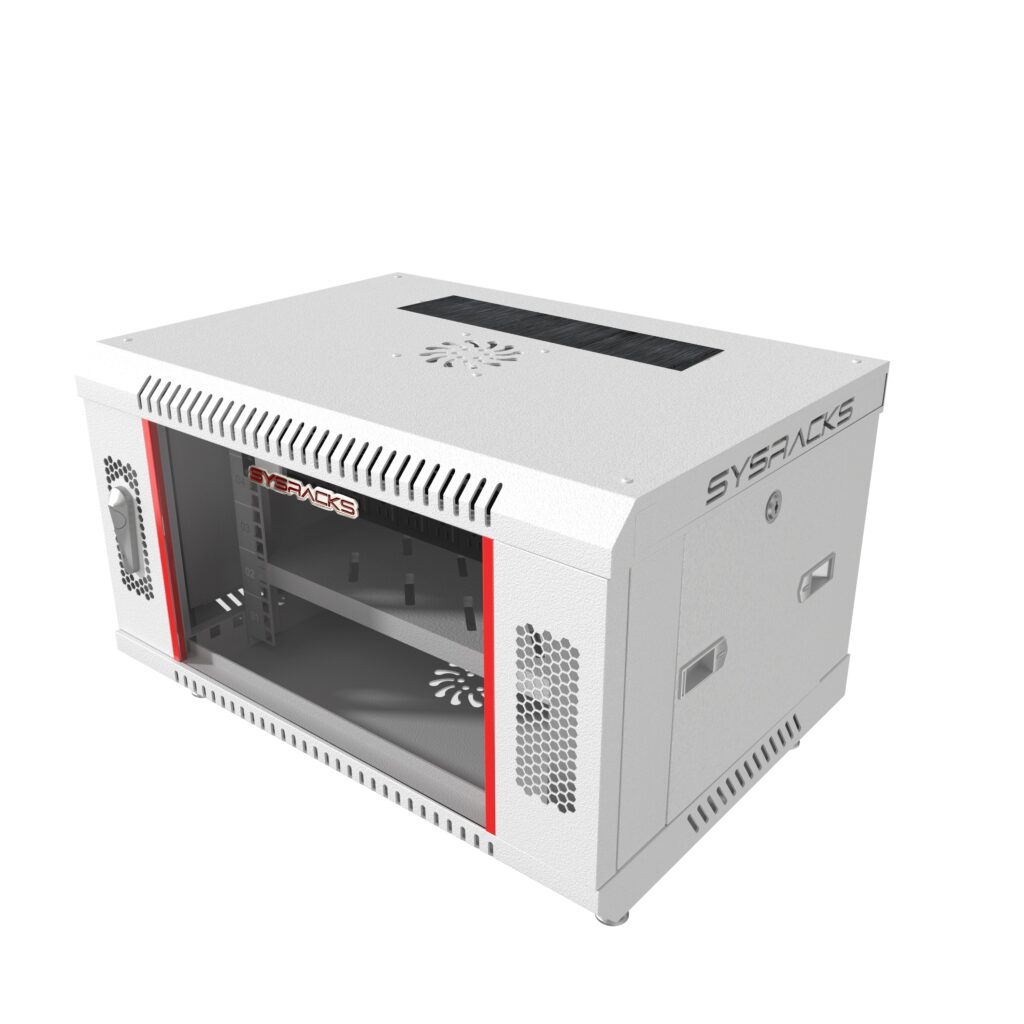 6U 18″ Depth Wall Mount 19″ GREY Enclosure to buy | Sysracks
